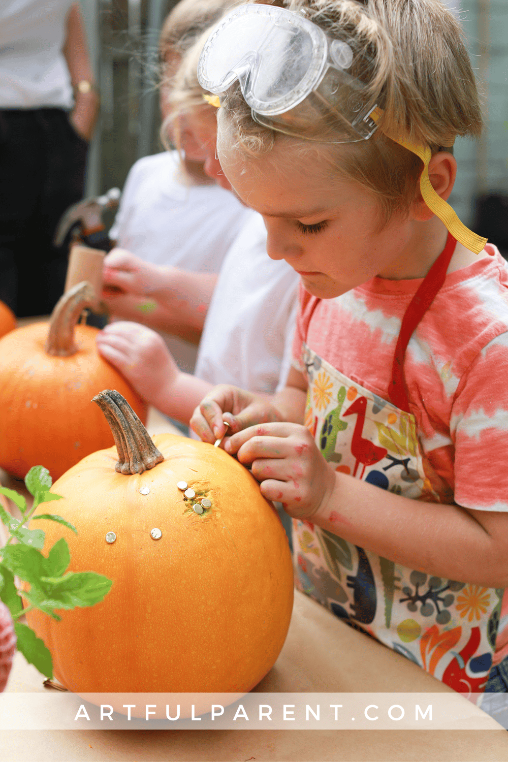 A Pounding Pumpkin Activity for Kids - The Artful Parent