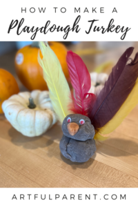 How to Make a Playdough Turkey