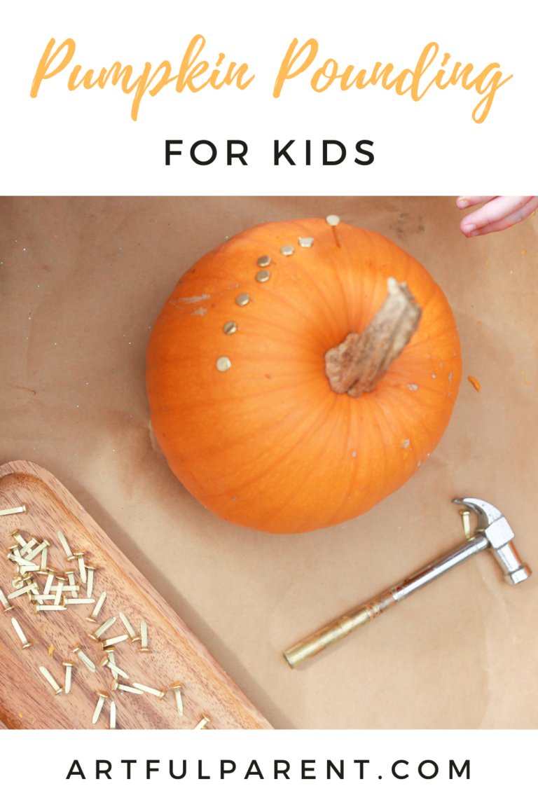 A Pounding Pumpkin Activity for Kids