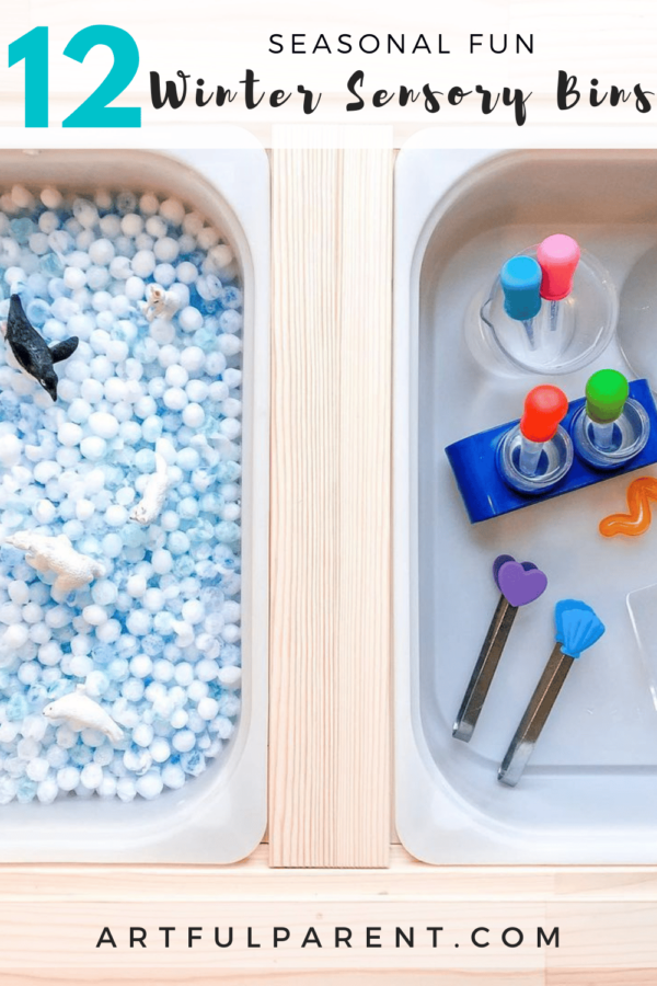 12 Winter Sensory Bins for Kids