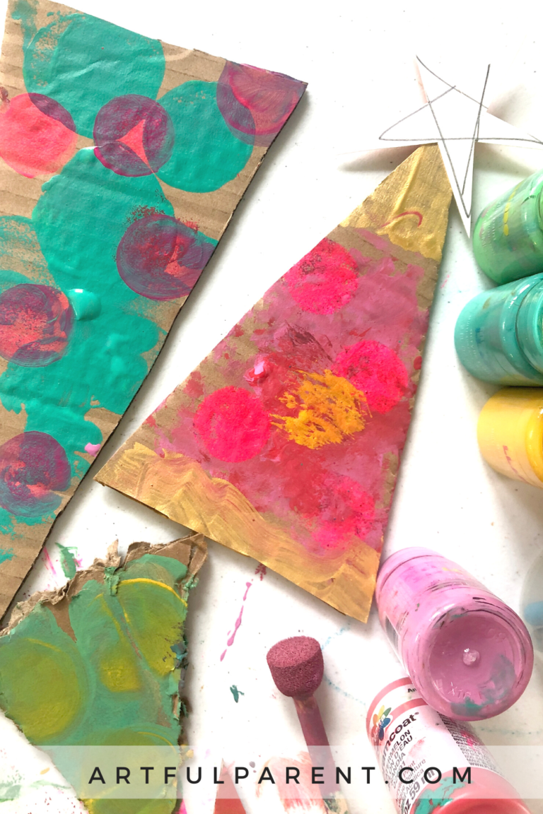 How to Make a Christmas Tree Craft - The Artful Parent