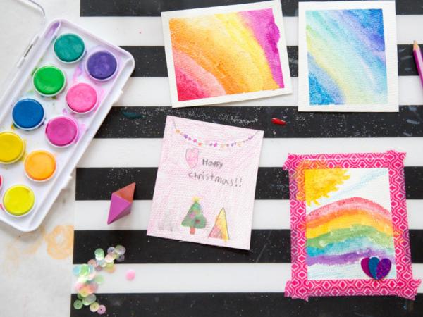 6 Christmas Card Ideas for Kids