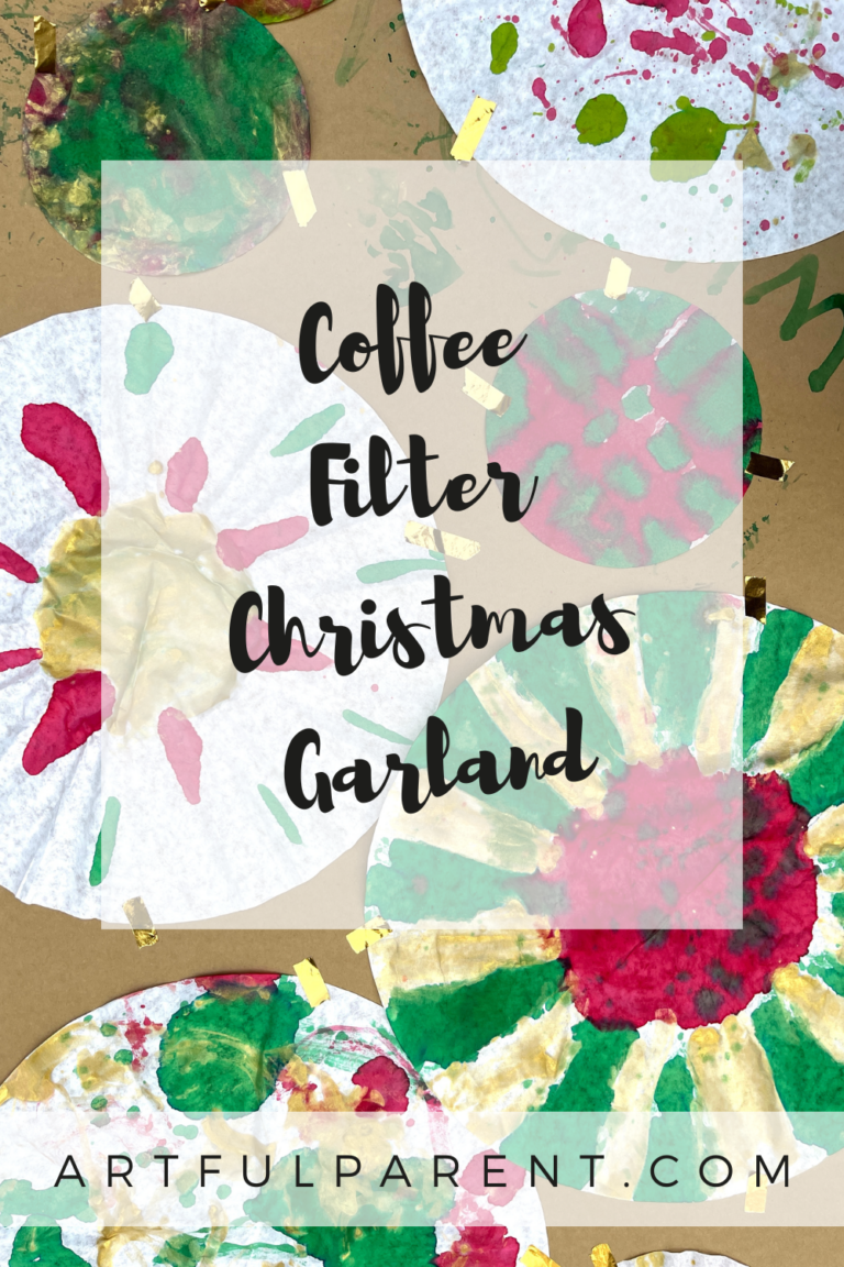 How to Make a DIY Christmas Garland with Coffee Filters