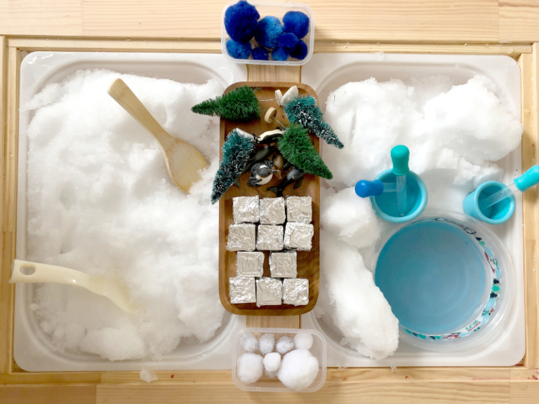 12 Winter Sensory Bins for Kids