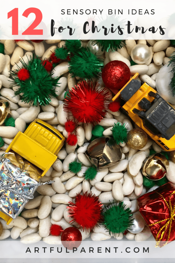 12 Christmas Sensory Bins for Kids