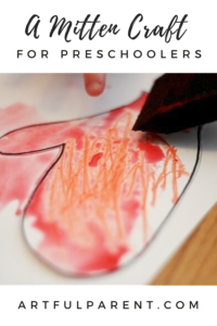 A Mitten Craft for Preschoolers
