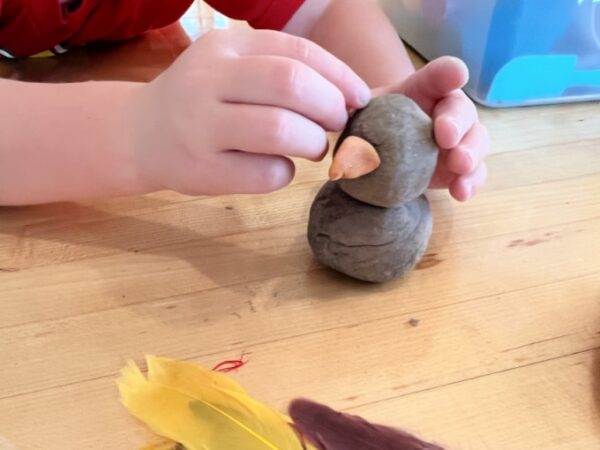 How to Make a Playdough Turkey