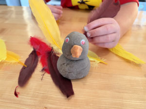 How to Make a Playdough Turkey