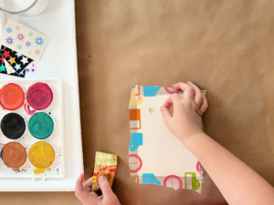 How to Make Sticker Resist Art Cards