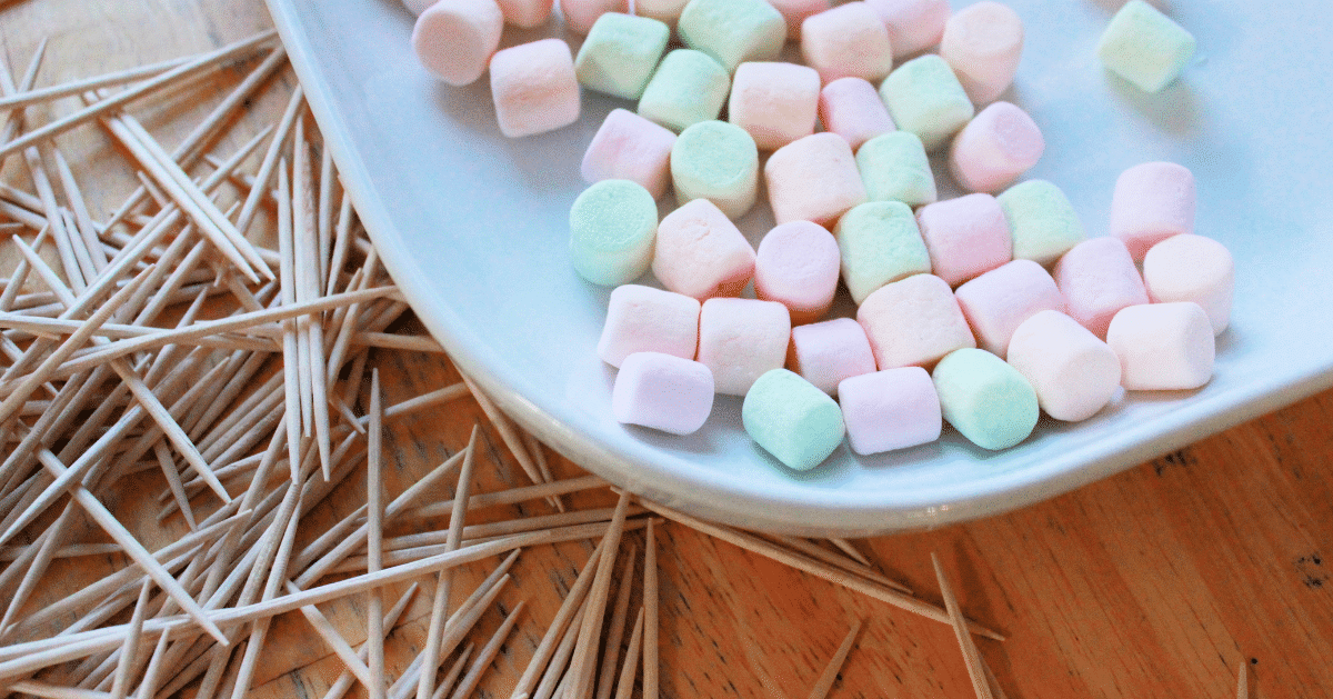 Making Marshmallow and Toothpick Sculptures