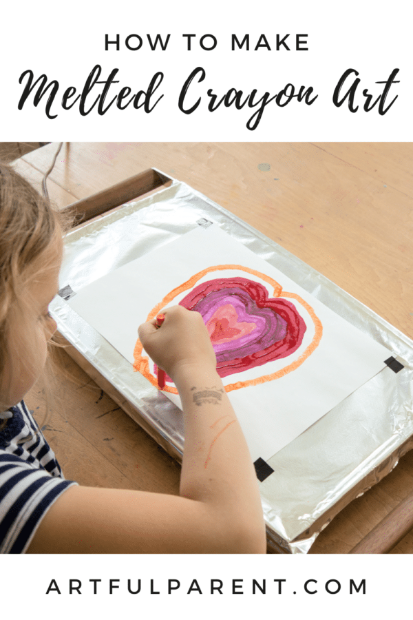 How to Make Melted Crayon Art
