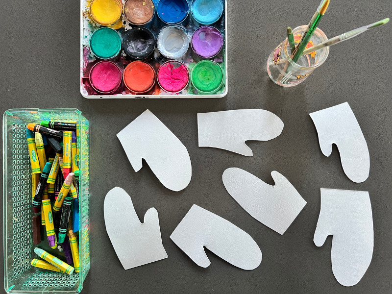 A Mitten Craft for Preschoolers