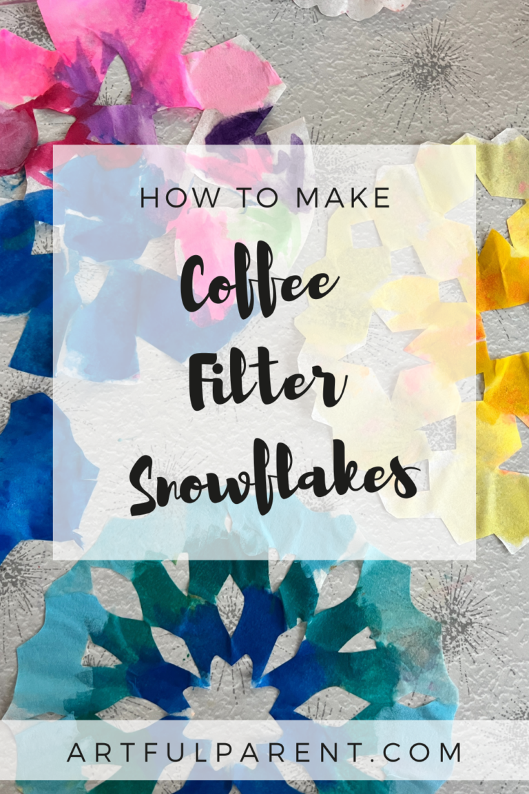 How To Make Paper Snowflakes with Coffee Filters