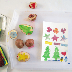 10 Ways to Make Your Own Stamp Sets for Kids