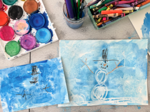 A Fun Winter Painting Idea for Kids