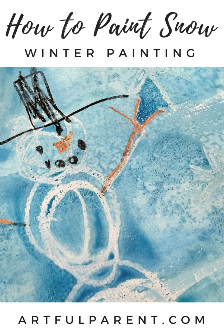 A Fun Winter Painting Idea for Kids