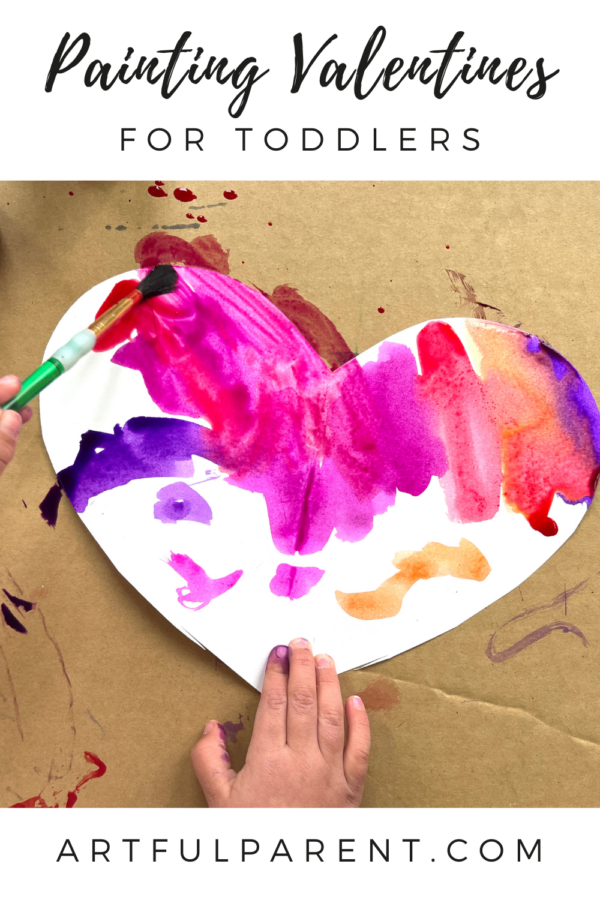 Fun and Easy Painting Valentines for Toddlers