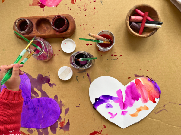 Fun and Easy Painting Valentines for Toddlers