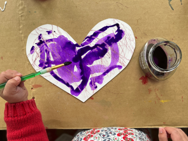 Fun and Easy Painting Valentines for Toddlers