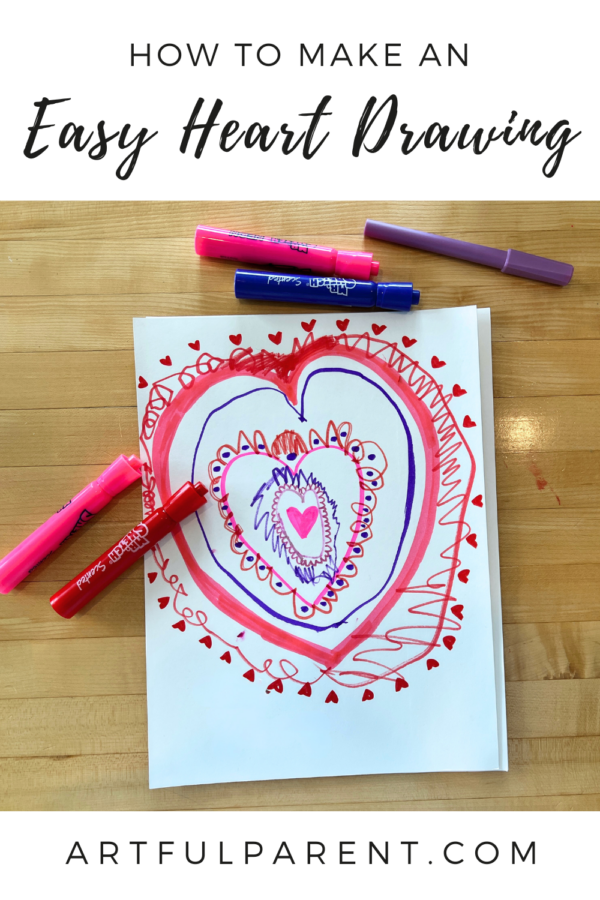 How to Make an Easy Heart Drawing