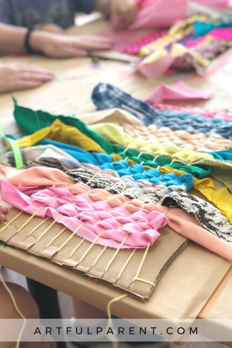 How to Make Cardboard Looms for Kids