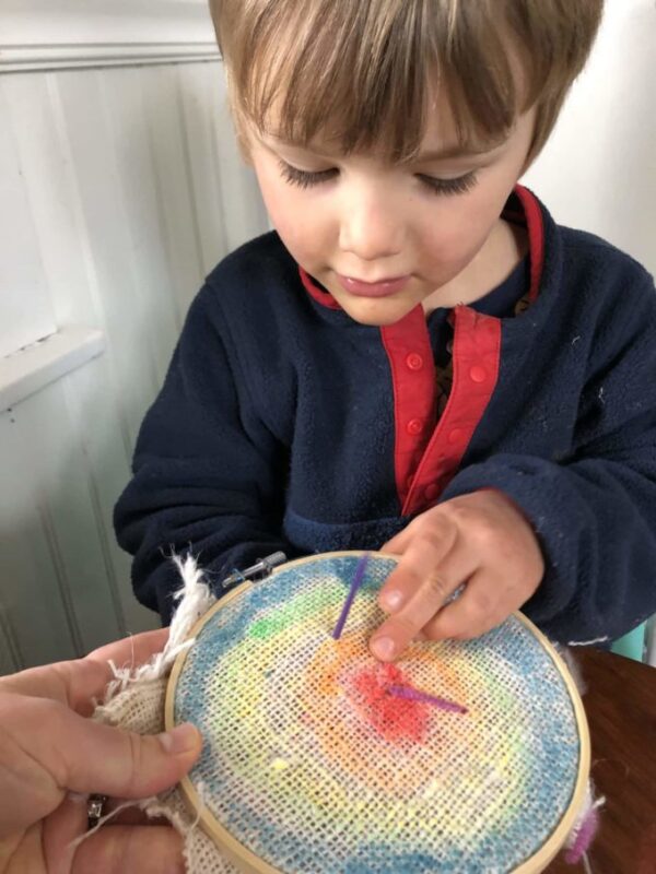 How to Do Simple Stitching for Kids