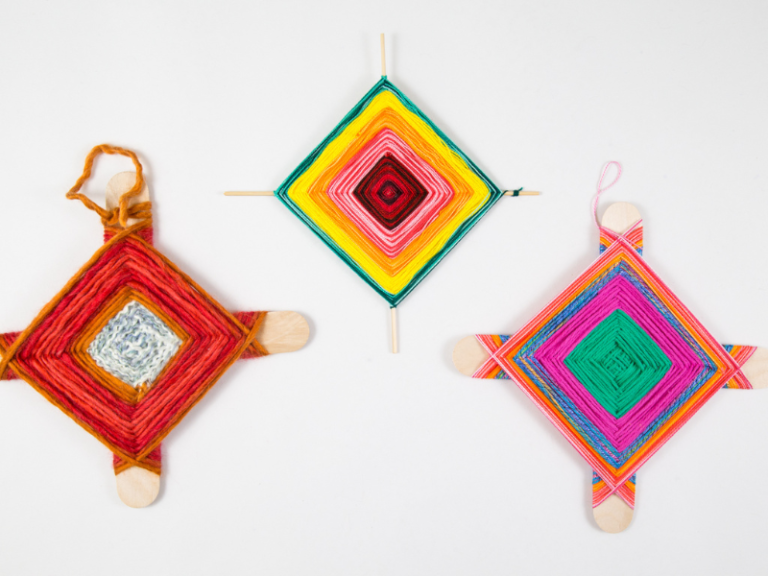 How to Make a God's Eye Craft - The Artful Parent