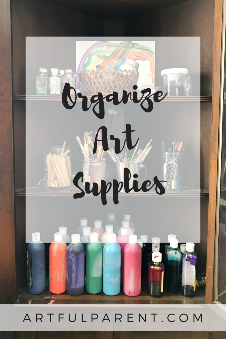 How to Organize Art Supplies for Kids - The Artful Parent