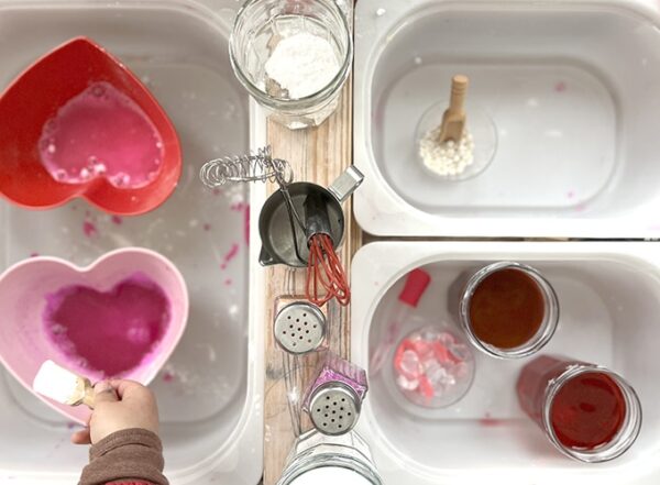 11 Valentine Sensory Bin Ideas for Kids