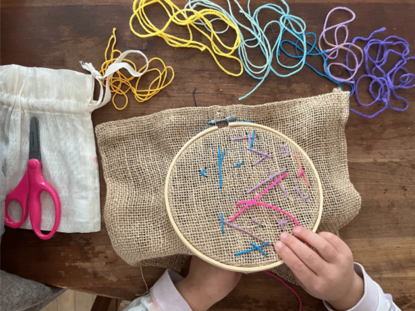 How to Do Simple Stitching for Kids