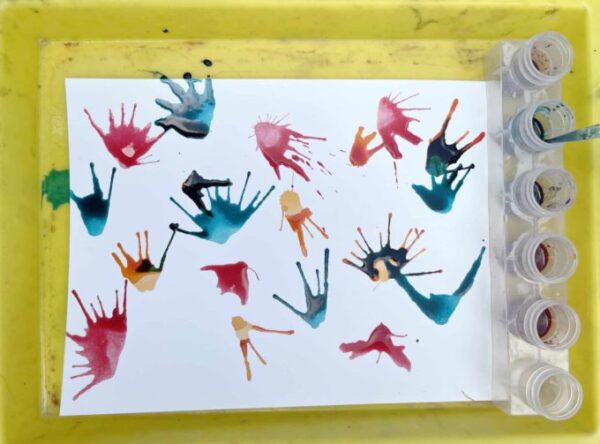 How to Do Blow Painting with Straws