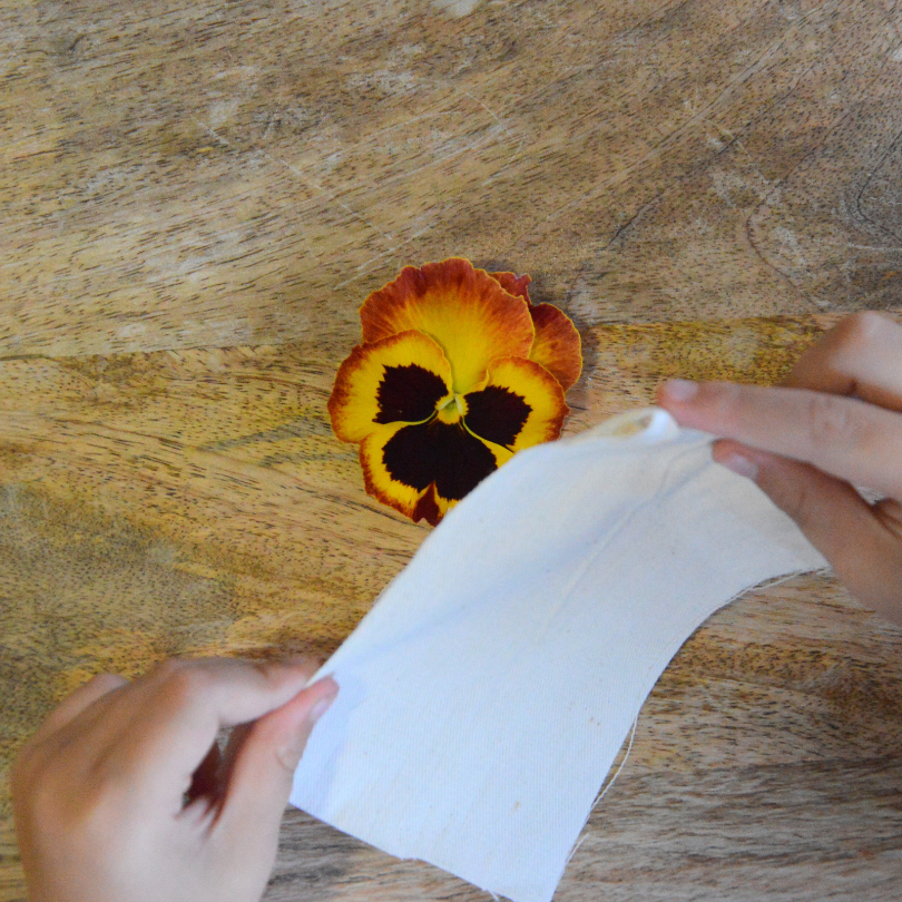 How to Make Flower Flags With Flower Pounding