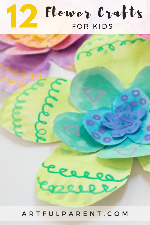 12 Flower Crafts for Kids - The Artful Parent