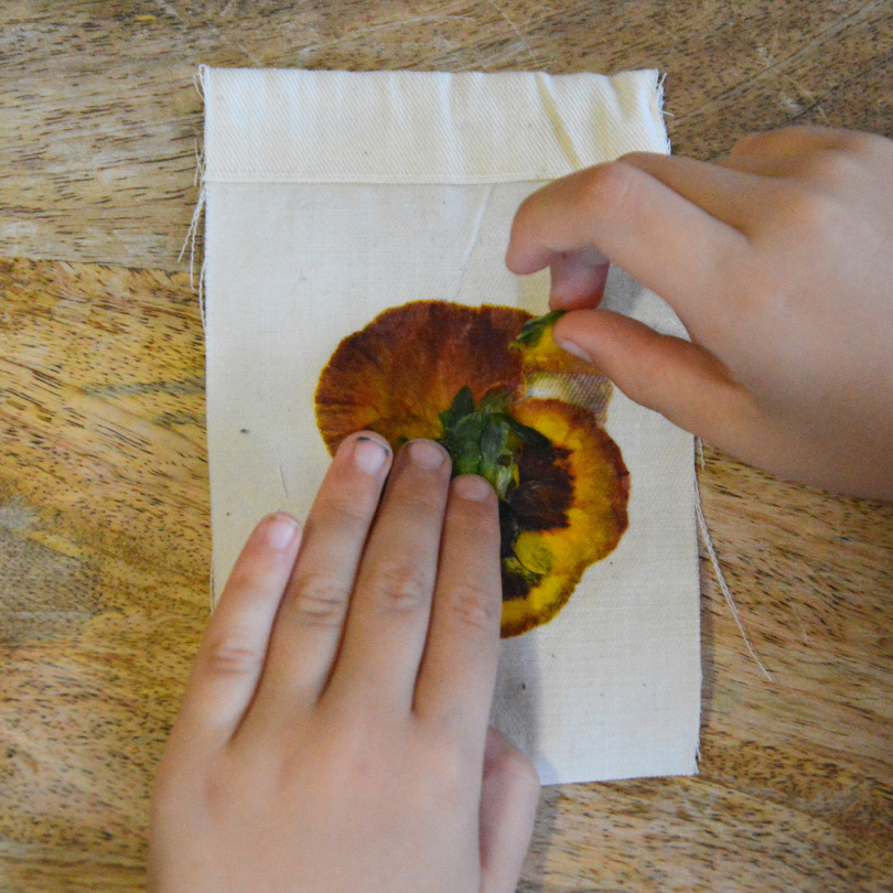 How to Make Flower Flags With Flower Pounding
