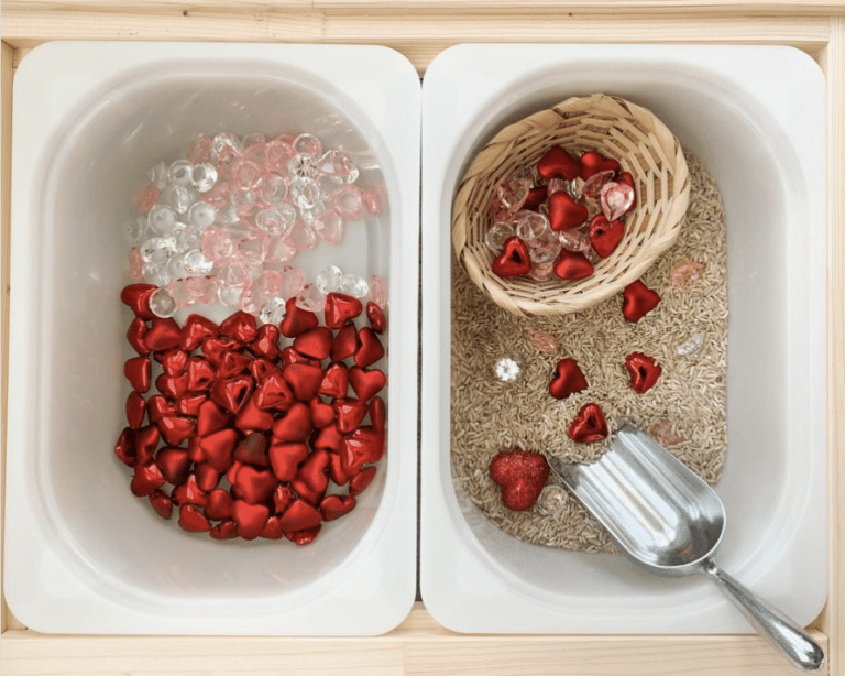 11 Valentine Sensory Bin Ideas for Kids