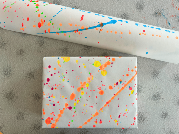How to do Splatter Painting with Kids