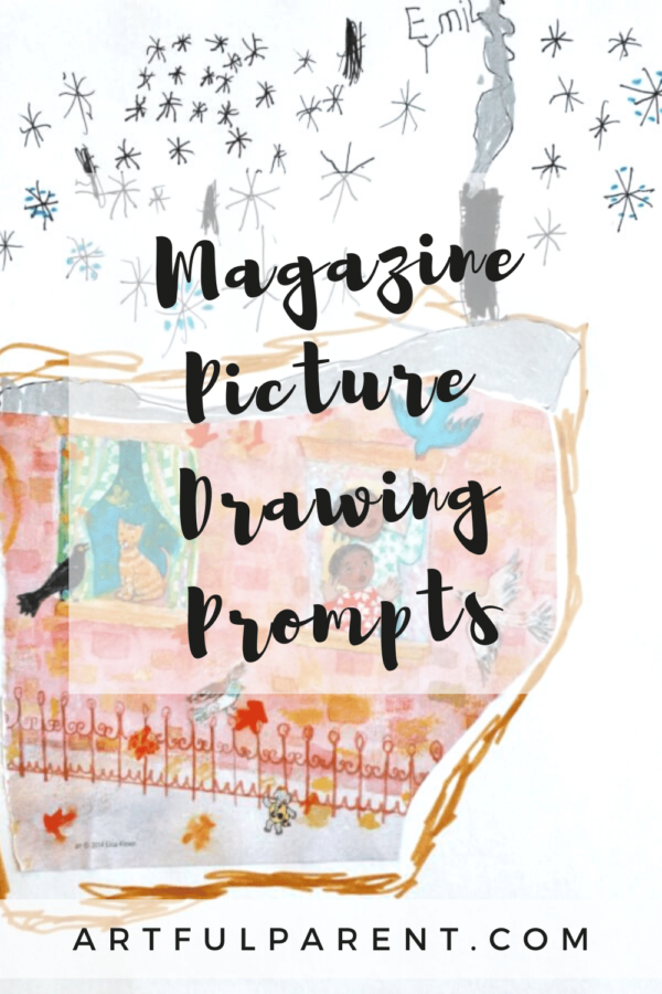 Creative Drawing Prompts for Kids Using Magazine Pictures