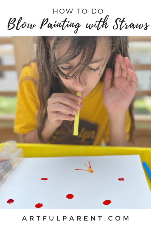 How to Do Blow Painting with Straws