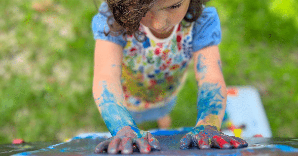 Why Messy Art is Important for Kids