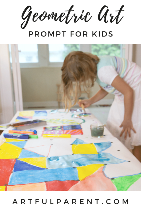 A Geometric Art Prompt for Kids