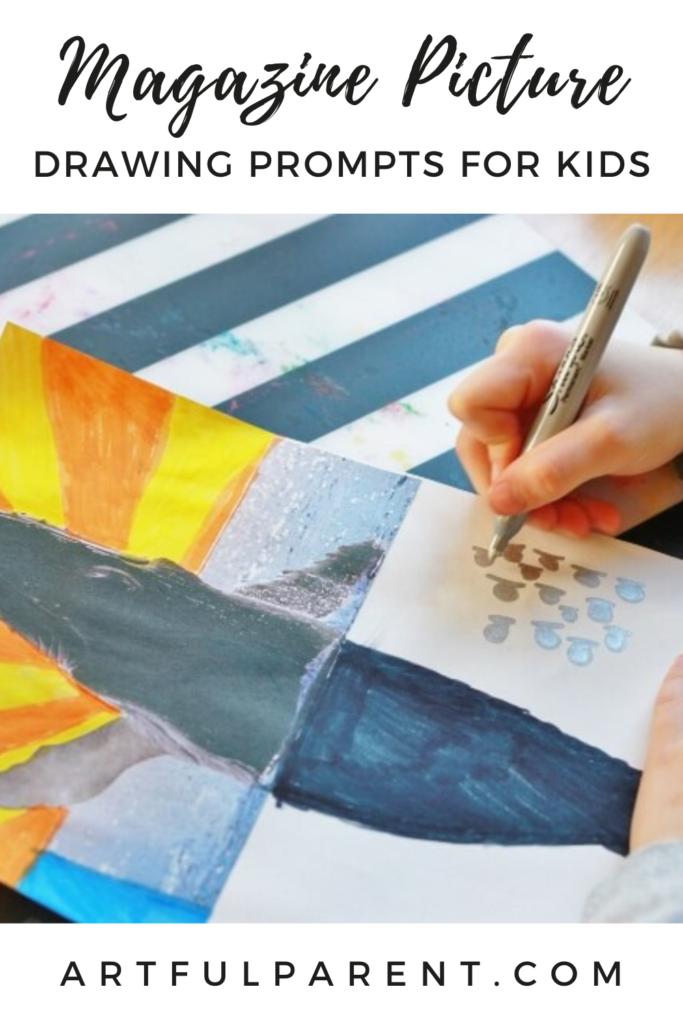 Creative Drawing Prompts for Kids Using Magazine Pictures