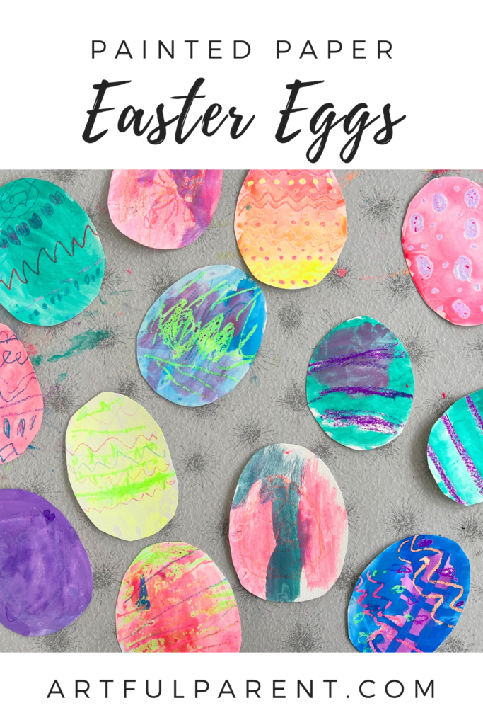 How to Paint Paper Easter Eggs