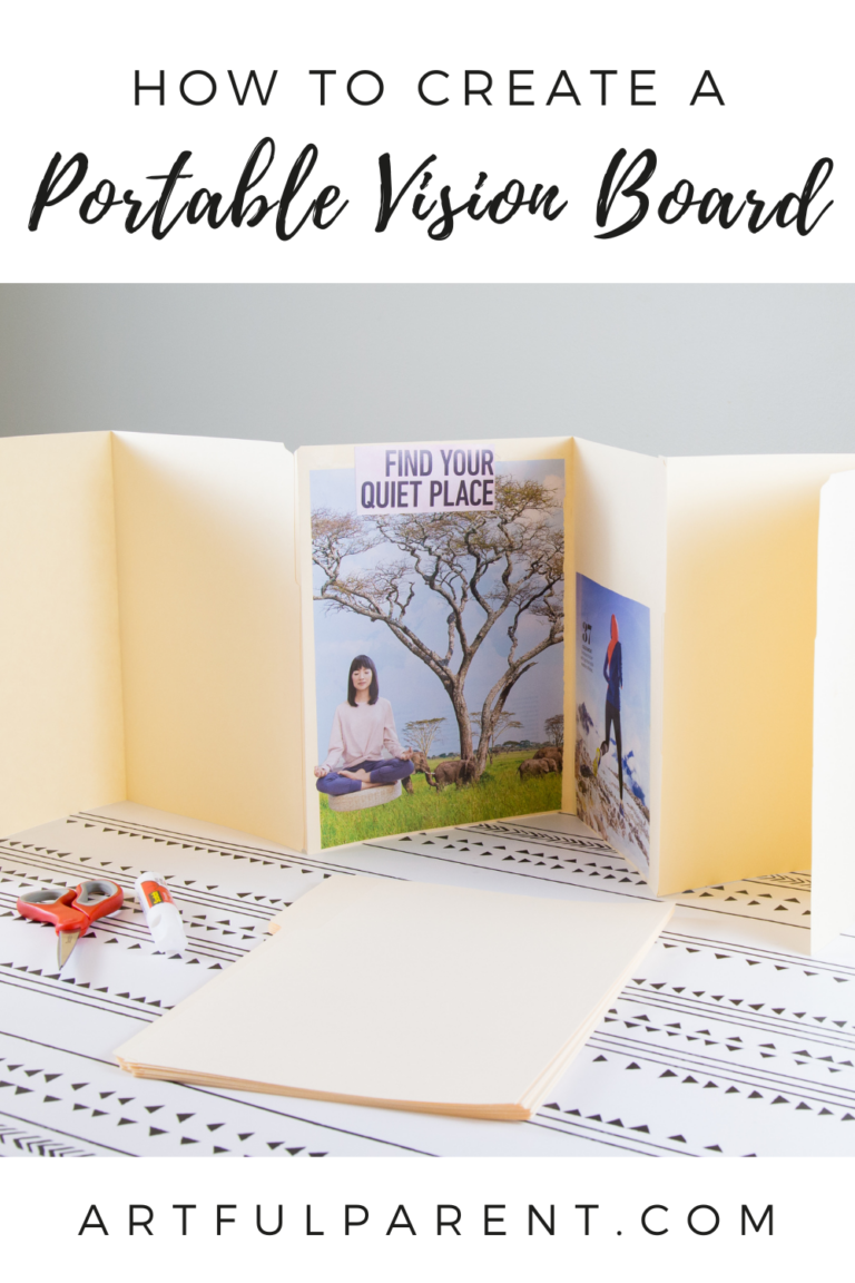 Creating a Vision Board Template That is Portable