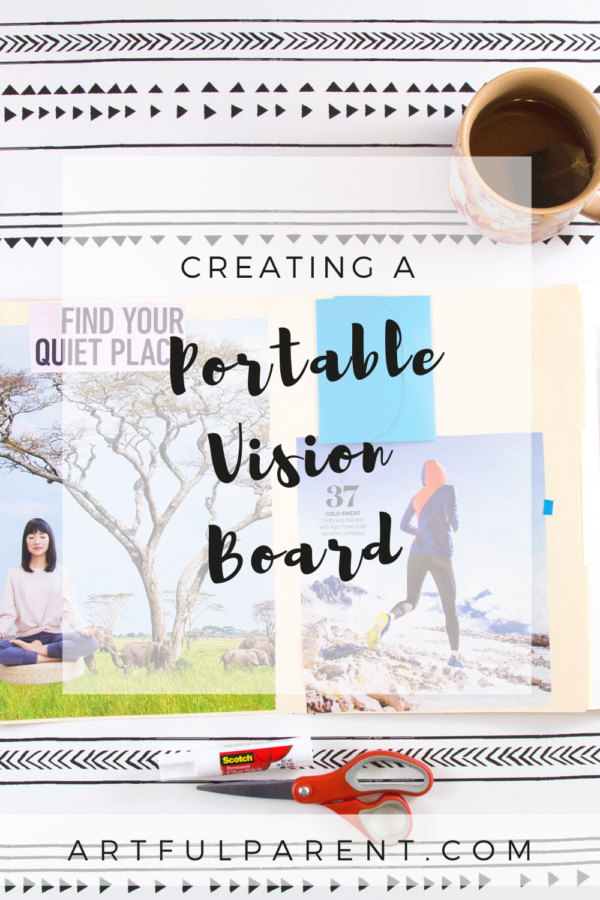 Creating a Vision Board Template That is Portable