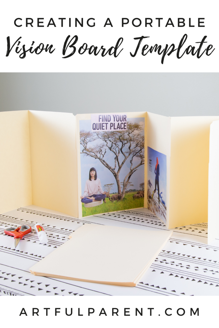 Creating a Vision Board Template That is Portable