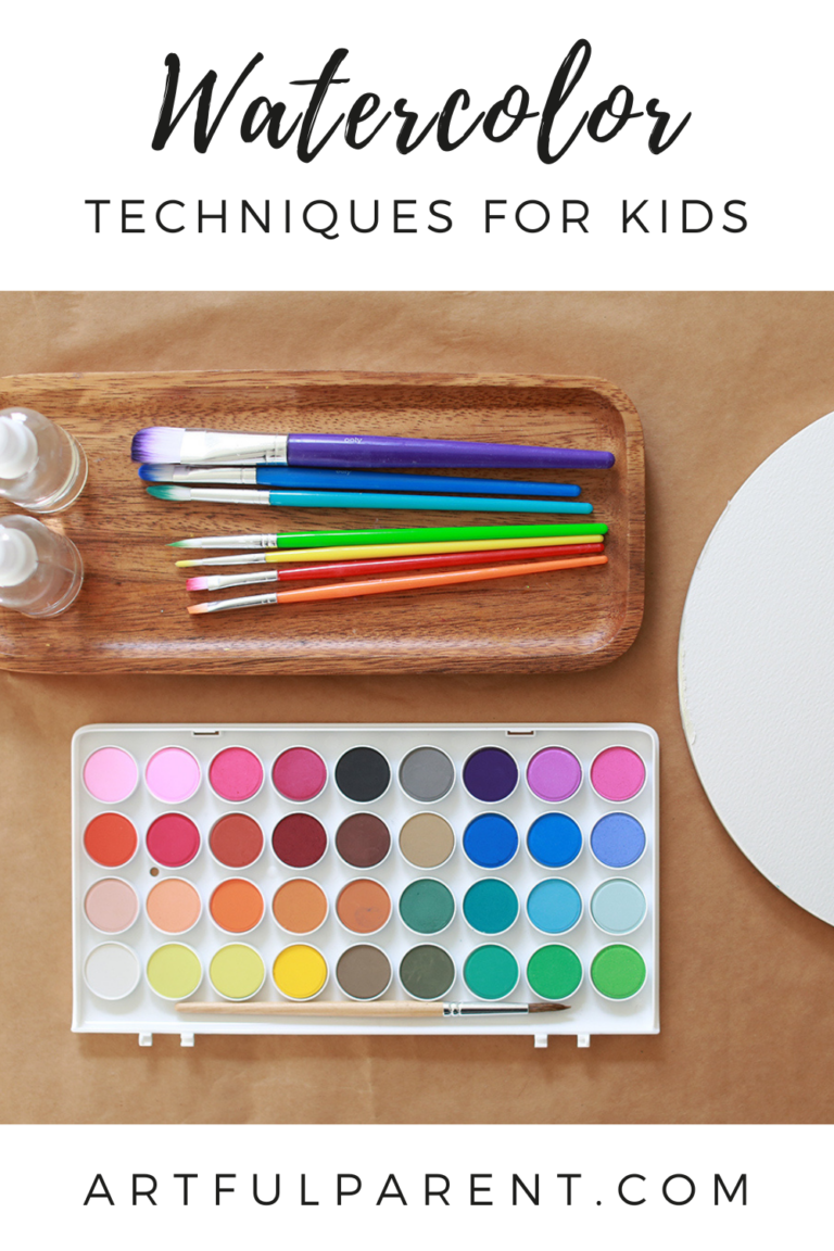 7 Watercolor Techniques for Kids