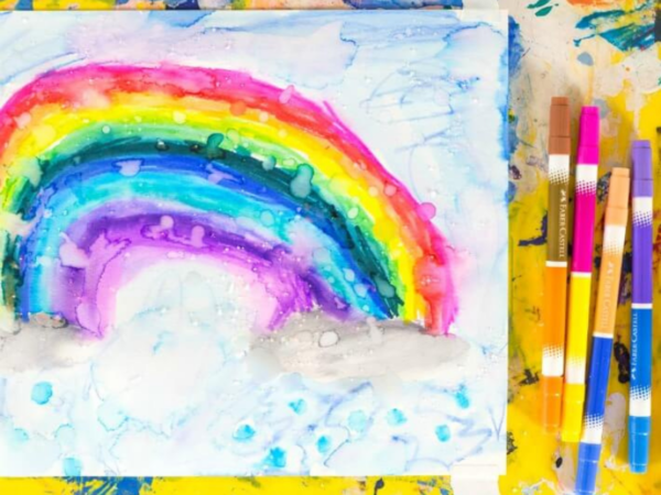 How to Paint Watercolor with Markers