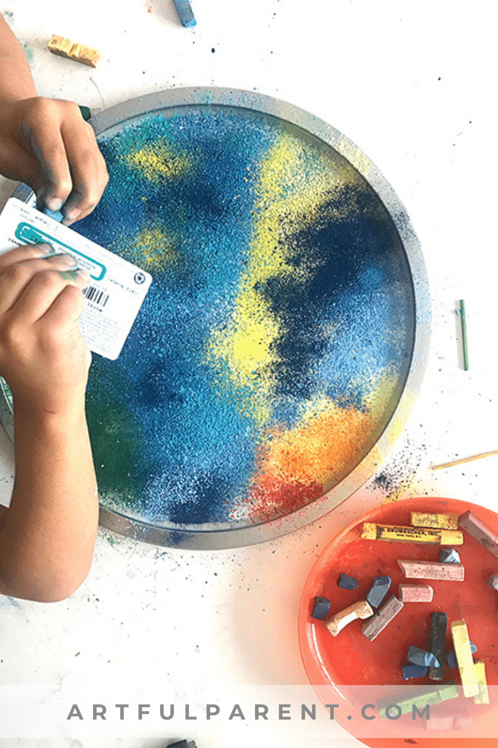 How to Make Chalk Art Inspired by "The Starry Night"