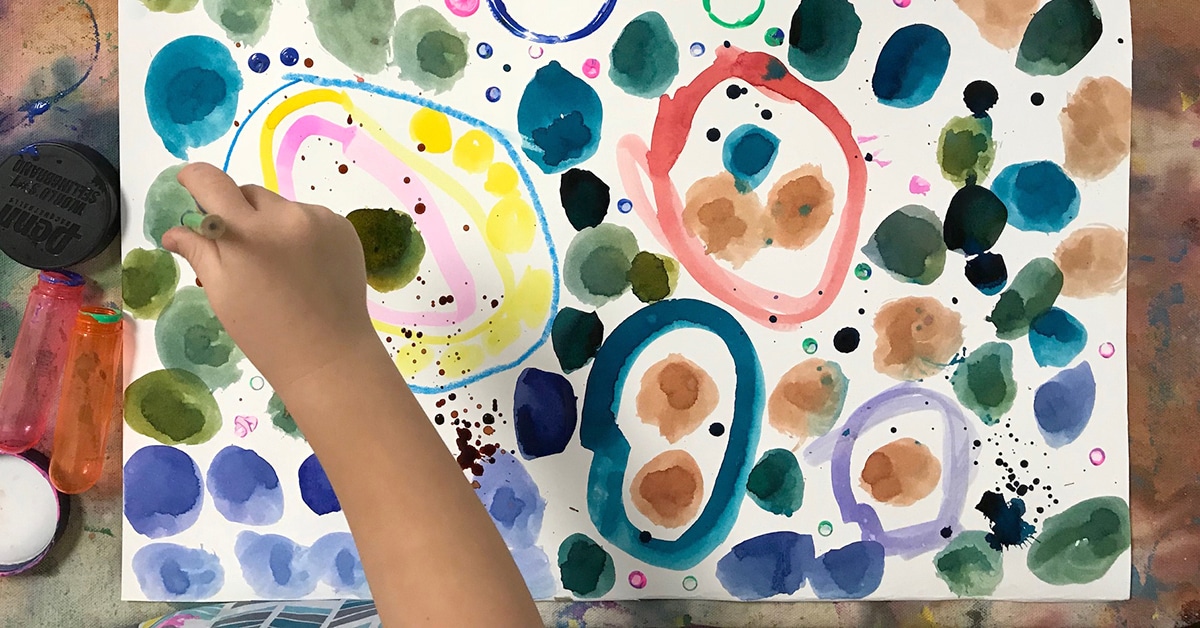 How to Make Dot Paintings inspired by Yayoi Kusama