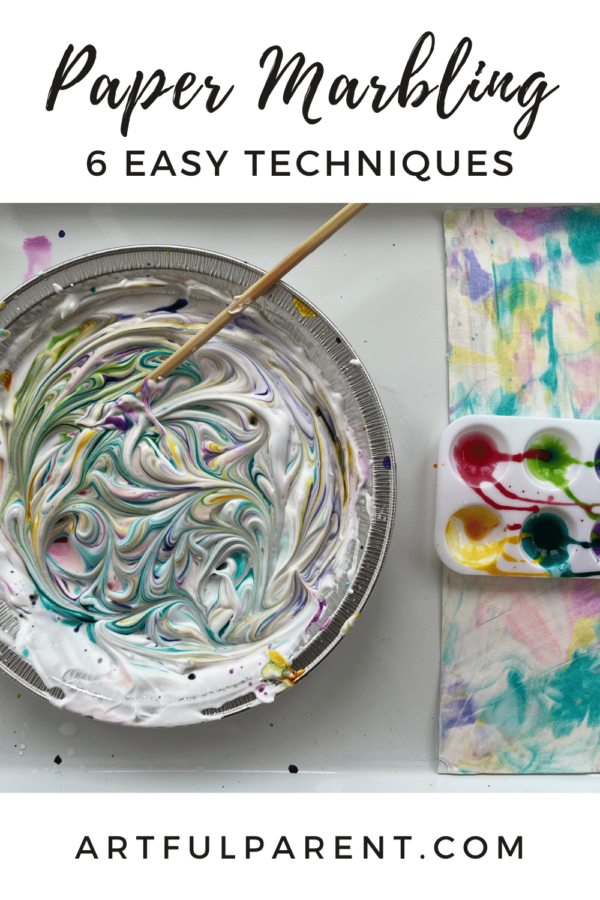6 Easy Paper Marbling Techniques
